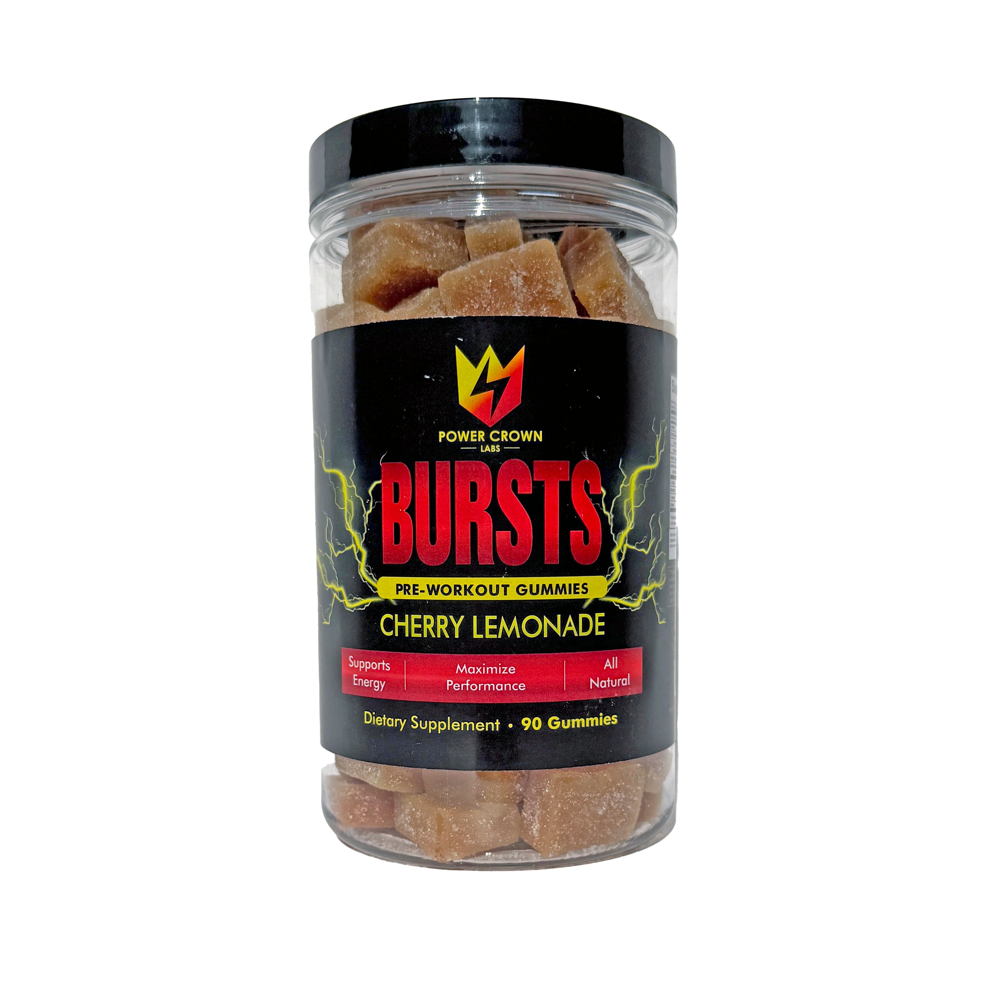 Cherry Lemonade | BURSTS | Pre-Workout Gummies – Power Crown Labs